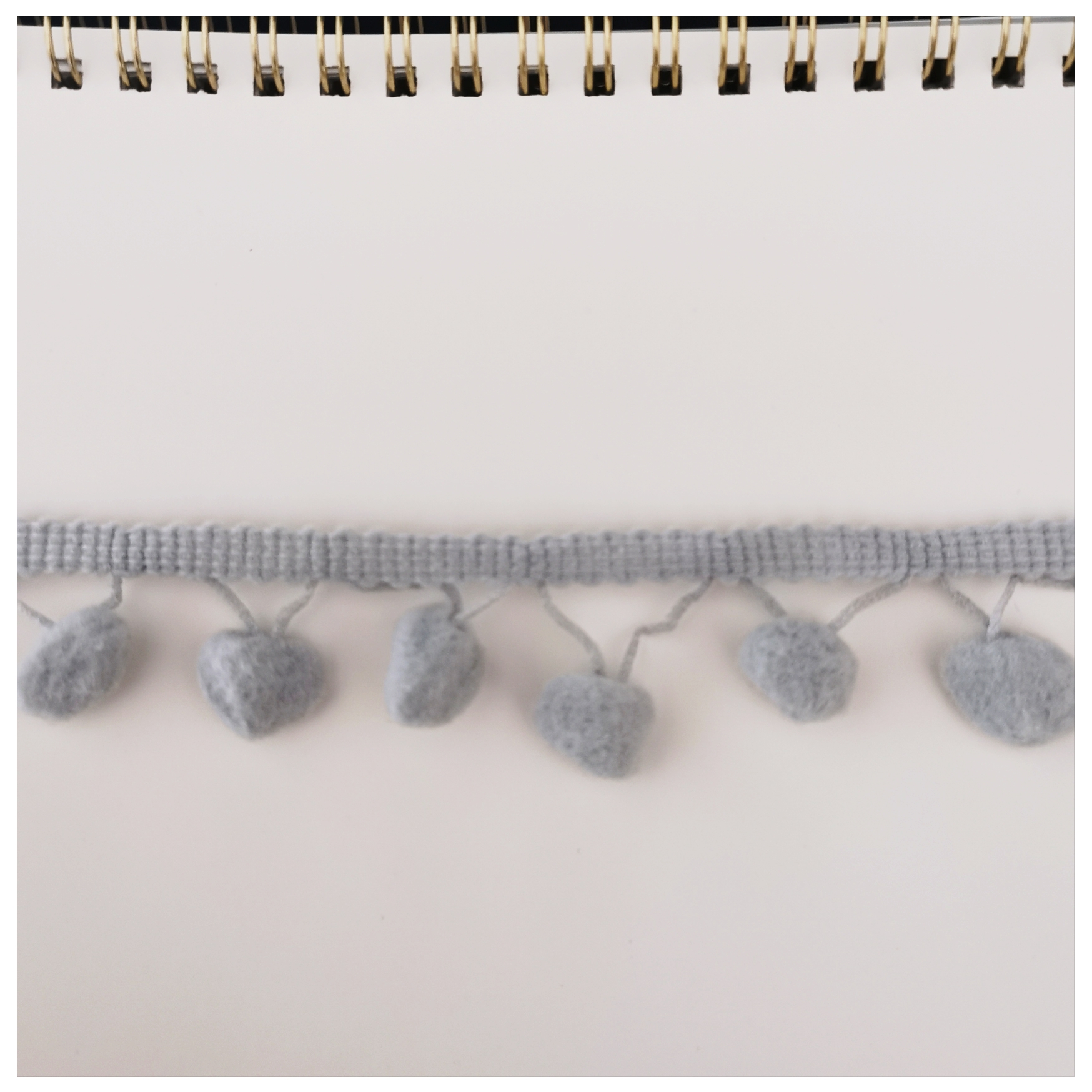 Grey Pom Pom Trimming – Practically Rustic