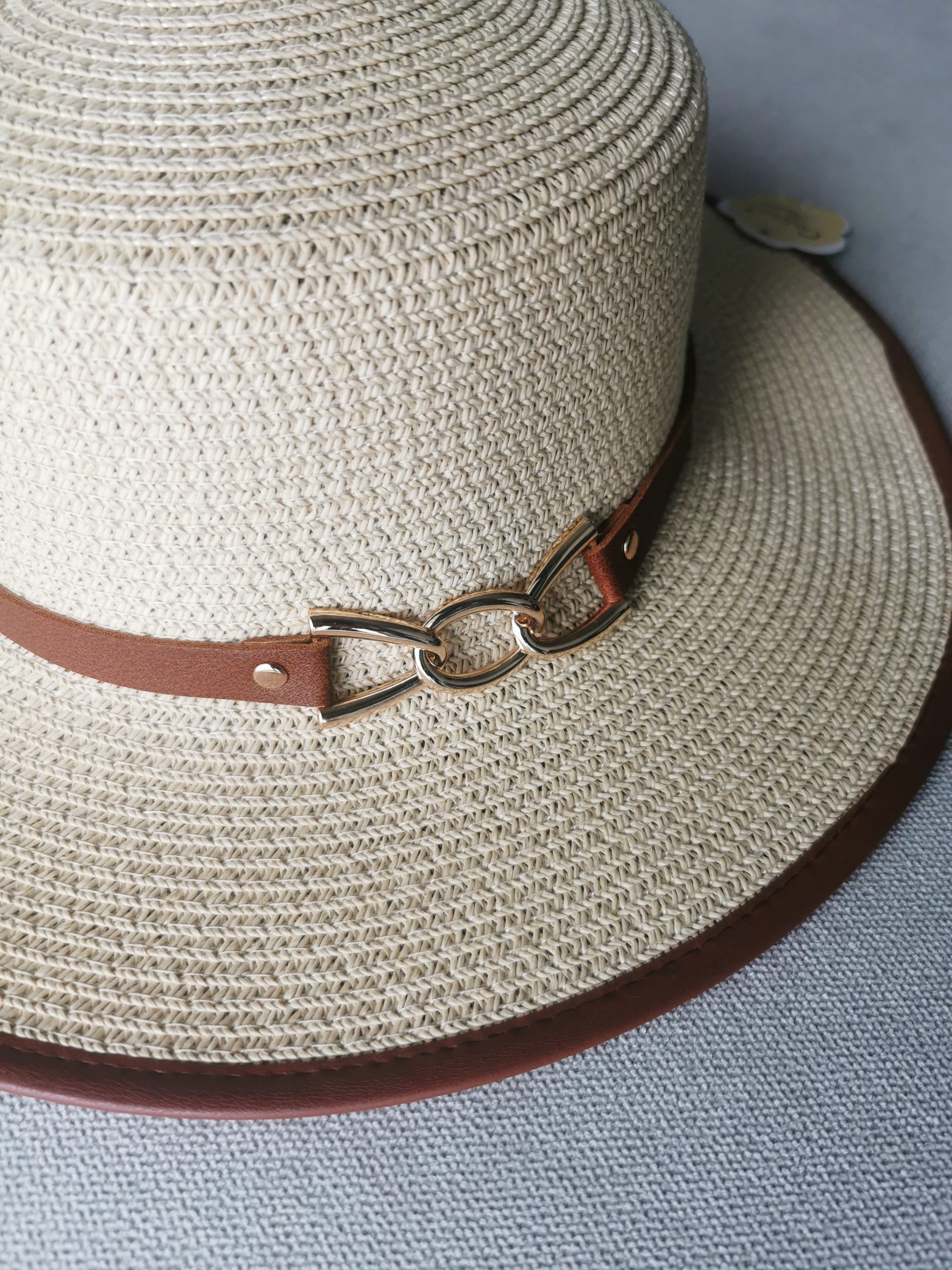 Ladies Cream Birkin Inspired Boater Hat – Practically Rustic